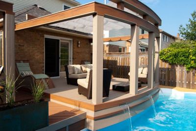 Trex Signature® Glass & Mesh Railing Design | Trex