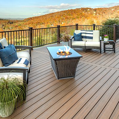 Shop Trex Enhance® Composite Decking in Toasted Sand | Trex