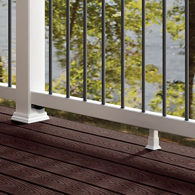 Trex Select X X 20-ft Woodland Brown Square Composite Deck