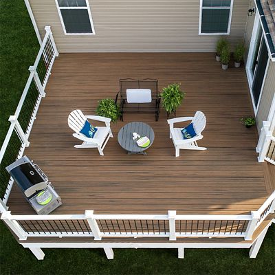 Trex Enhance Toasted Sand Composite Decking Sample | Order Now