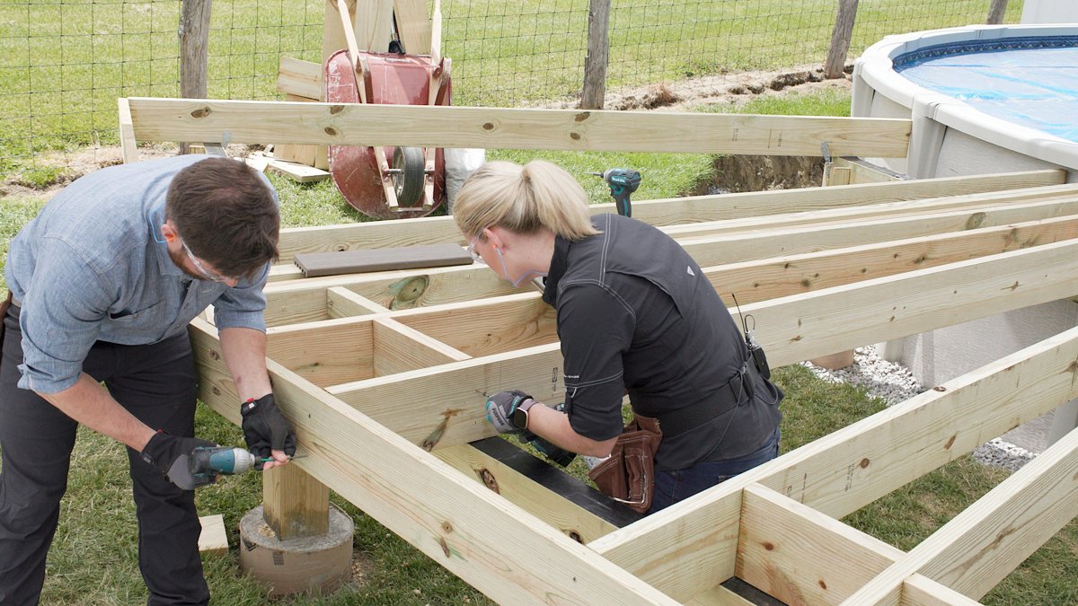 Above Ground Pool Deck Framing Ultimate Guide To Building A Lasting